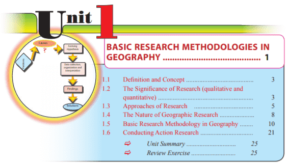 Ethiopian Grade 12 Geography Unit 1 Question Answer